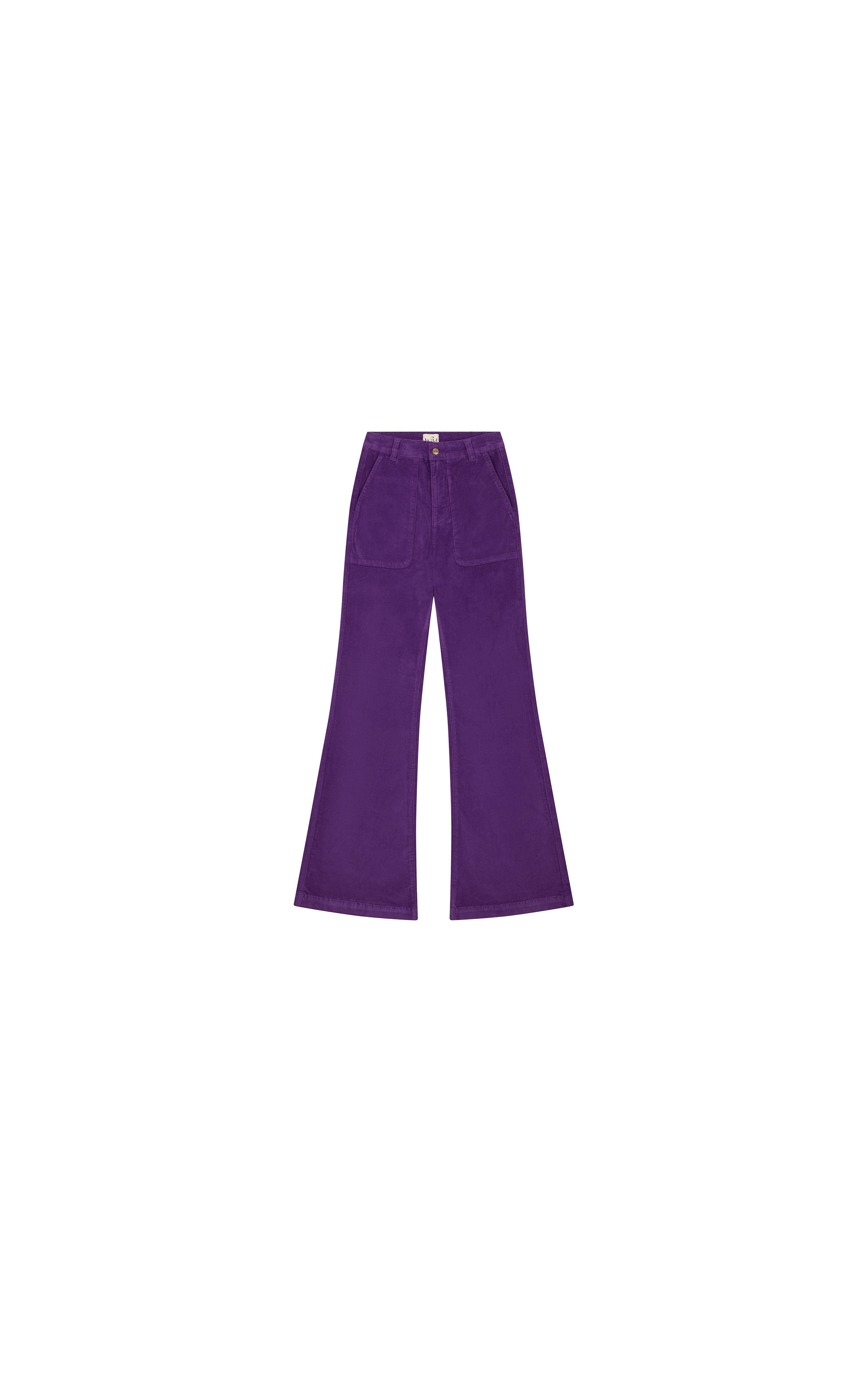 Pantalon velours Elisabeth Violet Mauve | Wild