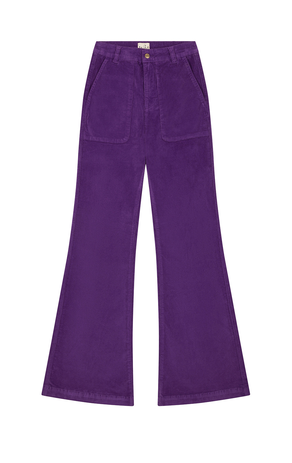 Pantalon velours Elisabeth Violet Mauve | Wild