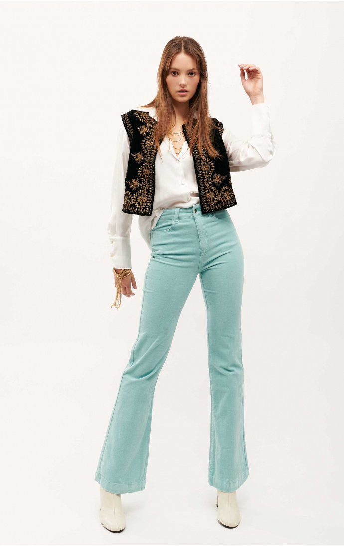 Pantalon Victoria Turquoise | Wild